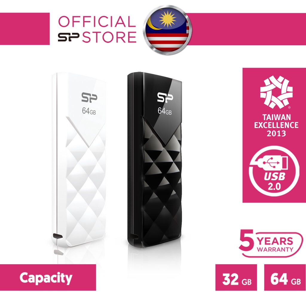 Silicon Power Ultima U03 USB 2.0 Pendrive - 32GB/64GB | Shopee Malaysia