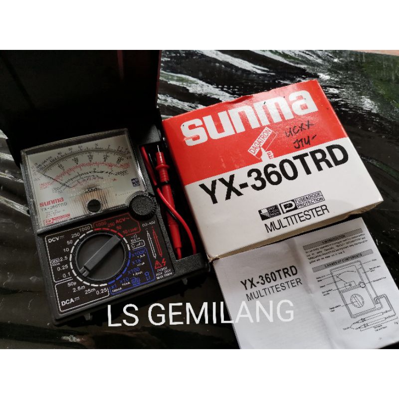 SUNMA YX-360TRD Multitester Fuse Diode Protection / SUNMA MULTIMETER ...