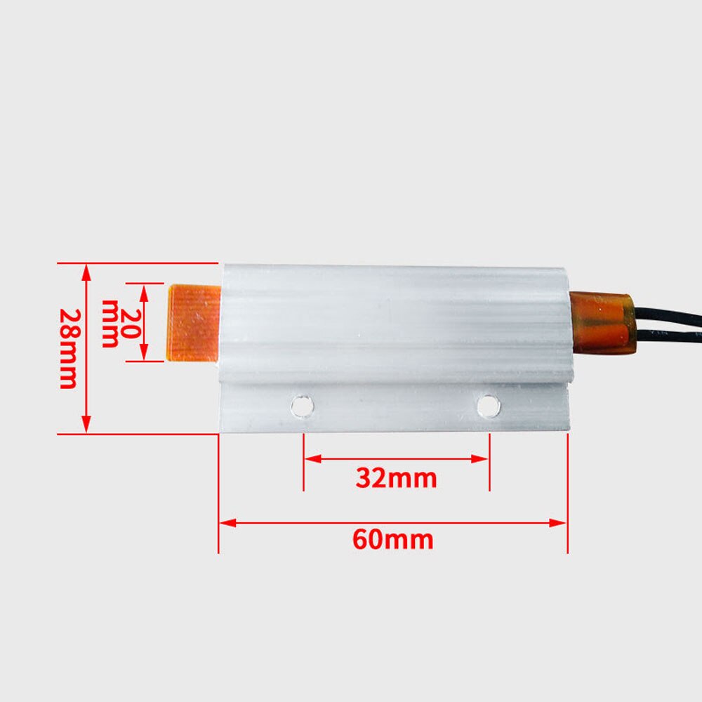 12V 24V 48V 110V 220V PTC Heater Element Constant Thermostat Thermistor Air Electric Heating ...