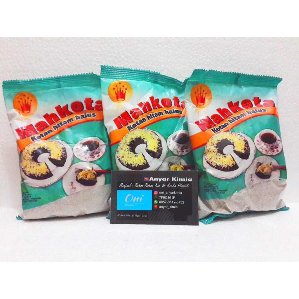 HITAM Mahkota Fine Black Glutinous Rice Flour @250 grams | Shopee Malaysia