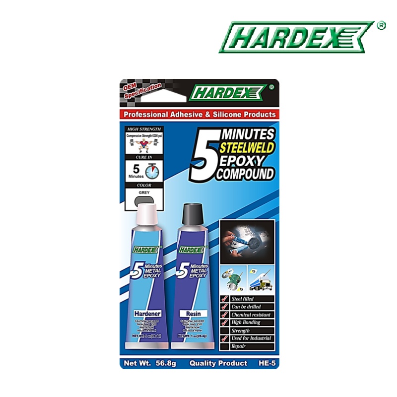 Hardex 5 Minutes Metalweld Epoxy Compound | Shopee Malaysia