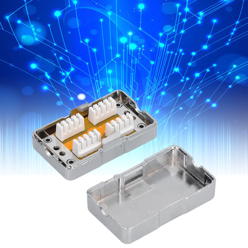Hilitand CAT6 Junction Box Plastic RJ45 Single Port Shielded Network ...