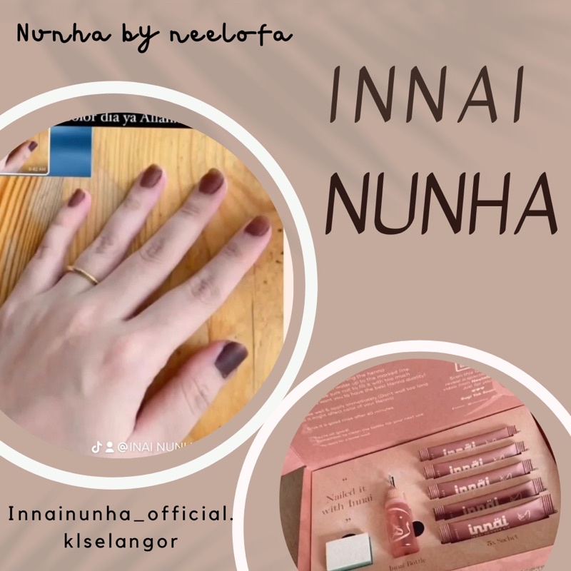 Innai Nunha Innai neelofa CLEARANCE STOCK Sah Solat Warna Brown inai ...