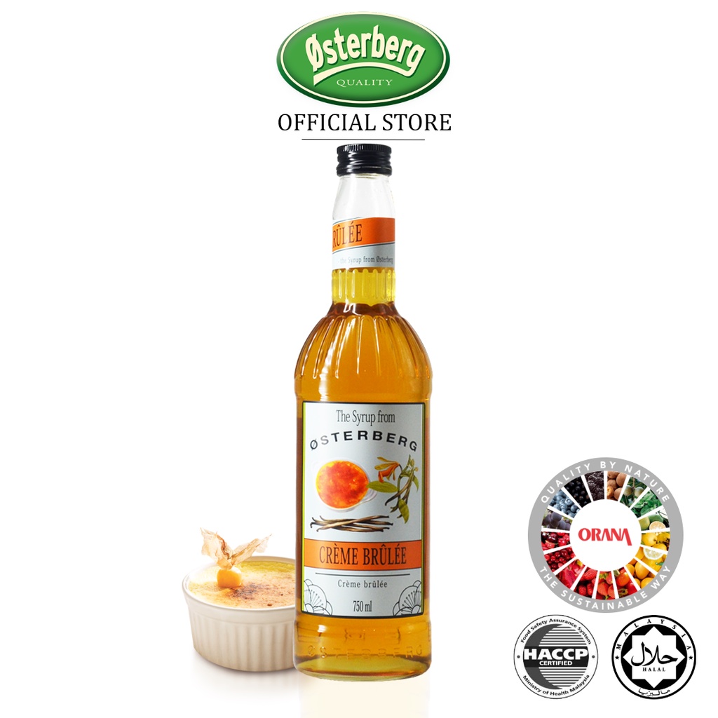 Osterberg Denmark Syrups 750ml Vanilla Caramel Hazelnut Latte Coffee ...