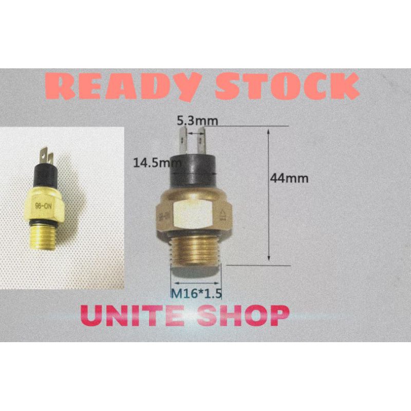 Benelli Radiator Water Temperature 96 98 93deg Thermo Fan Switch Sensor ...
