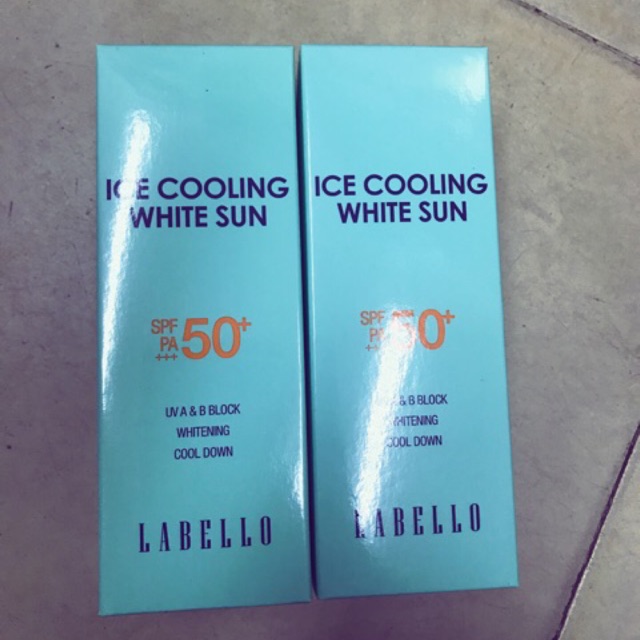 Ice Cooling White Sun SPF 50+ 100ML | Shopee Malaysia