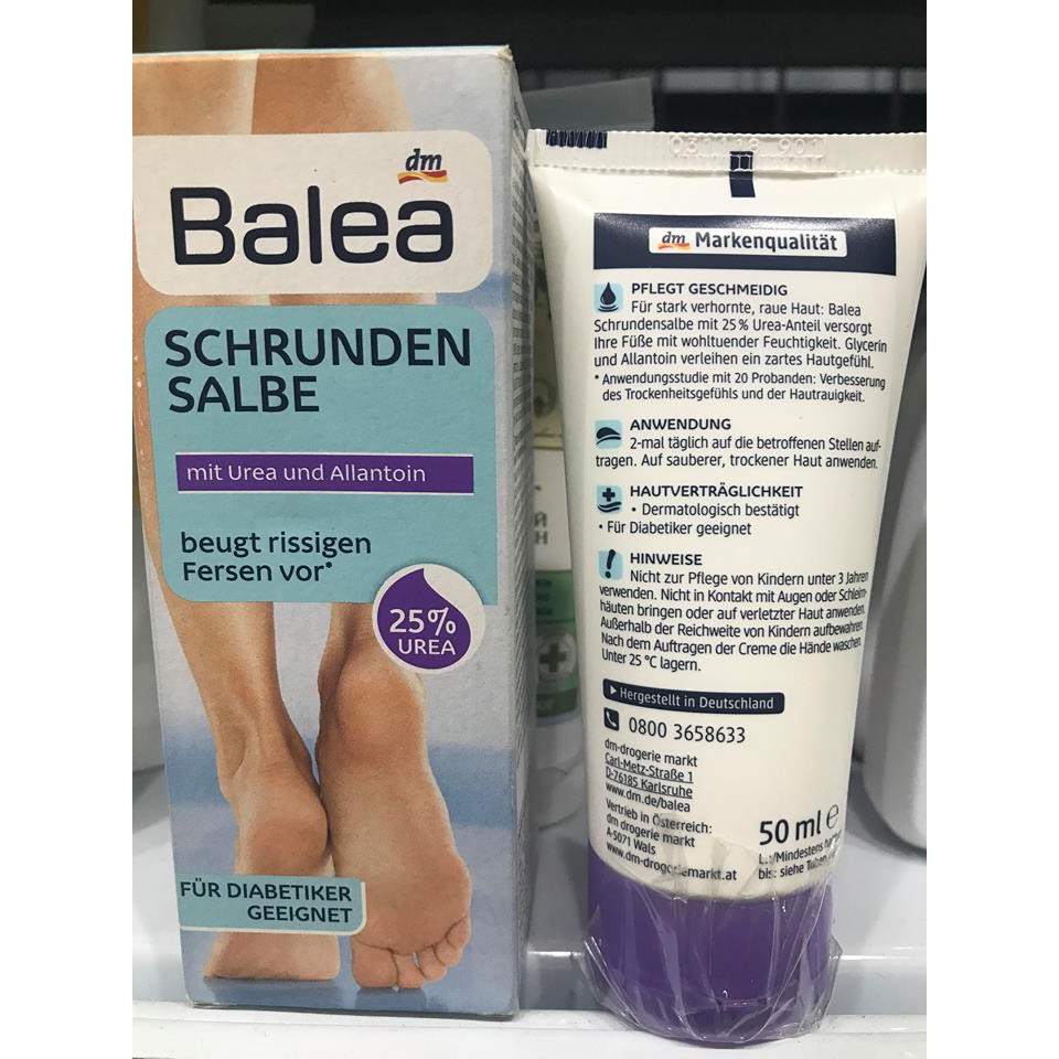 Balea Schrunden Salbe Heel Cracking Cream 50ml Of Germany | Shopee Malaysia