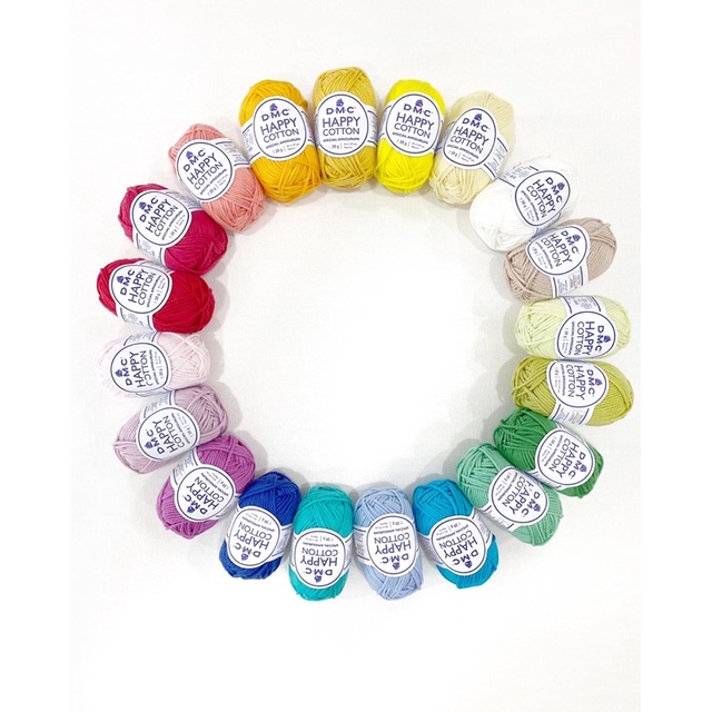 DMC 100% Cotton Yarn Happy Cotton Art.392 Crochet Knitting DIY Craft ...