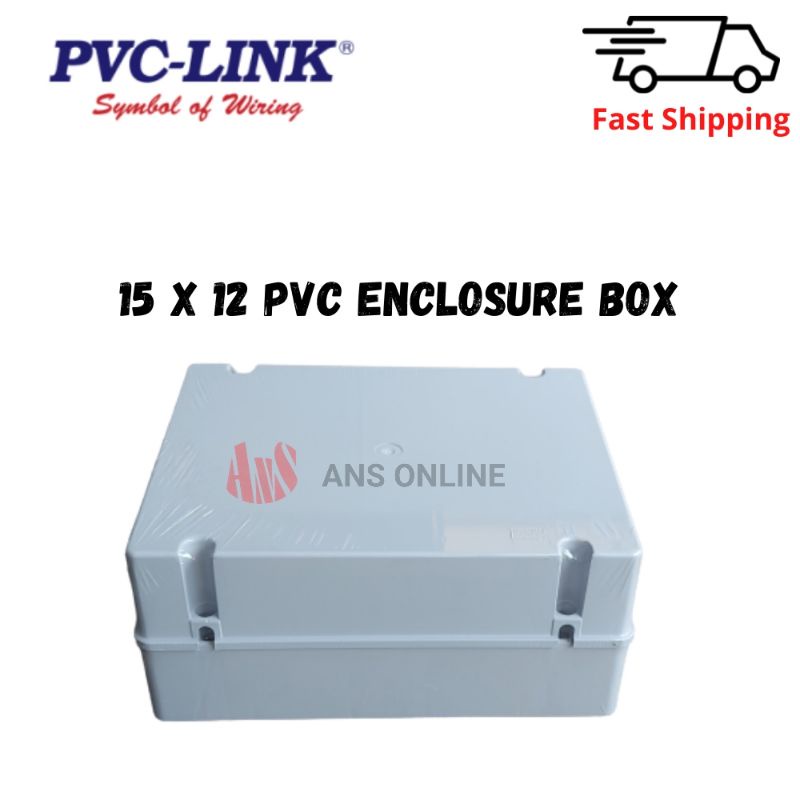 Pvc Link 15 x 12 ABS PVC Enclosure Junction Box IP66 15127 | Shopee ...