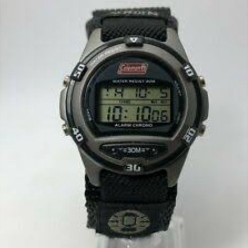 Coleman Night Sight Black & Gray Digital Wristwatch | Shopee Malaysia