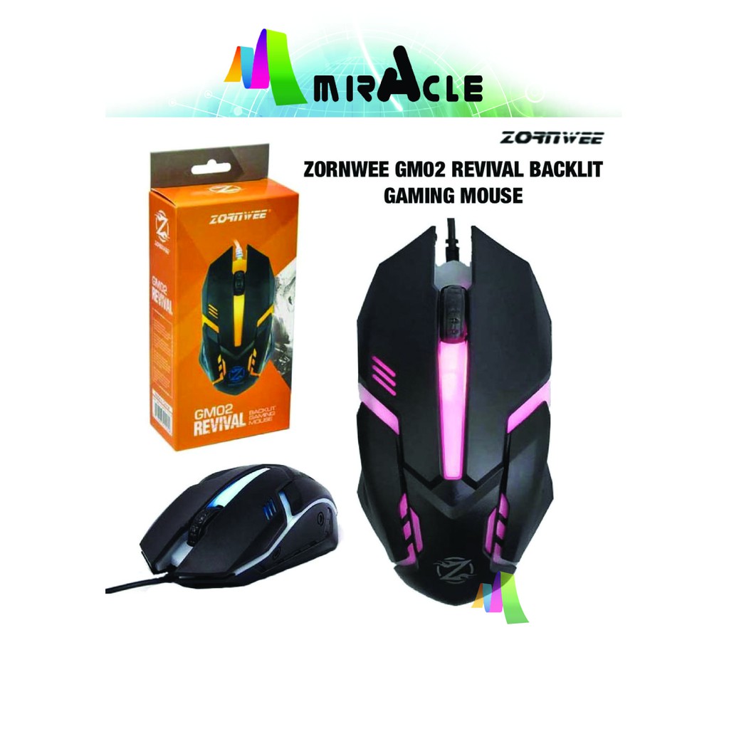 USB OPITICAL MOUSE Backlit Gaming Mouse Gm02 WITH RBG LIGHT [READY ...