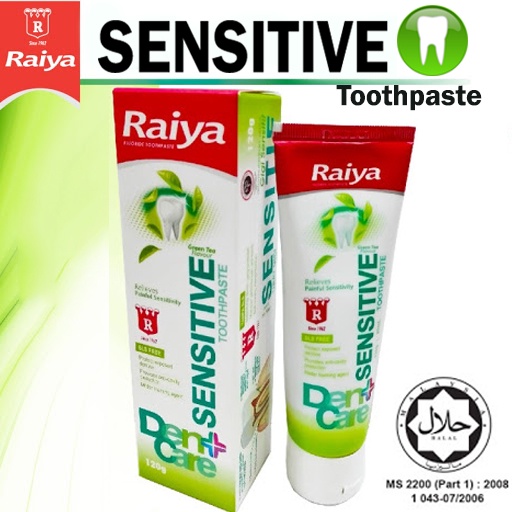 [ Sensitive Toothpaste ] 120gm Raiya Dentcare Sensitive Teeth Relieves ...