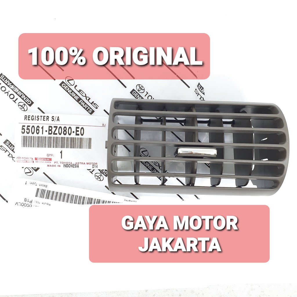Front Middle AC Grille Avanza-Xenia 2006-2011 Beige 55061-BZ080-E0 ...