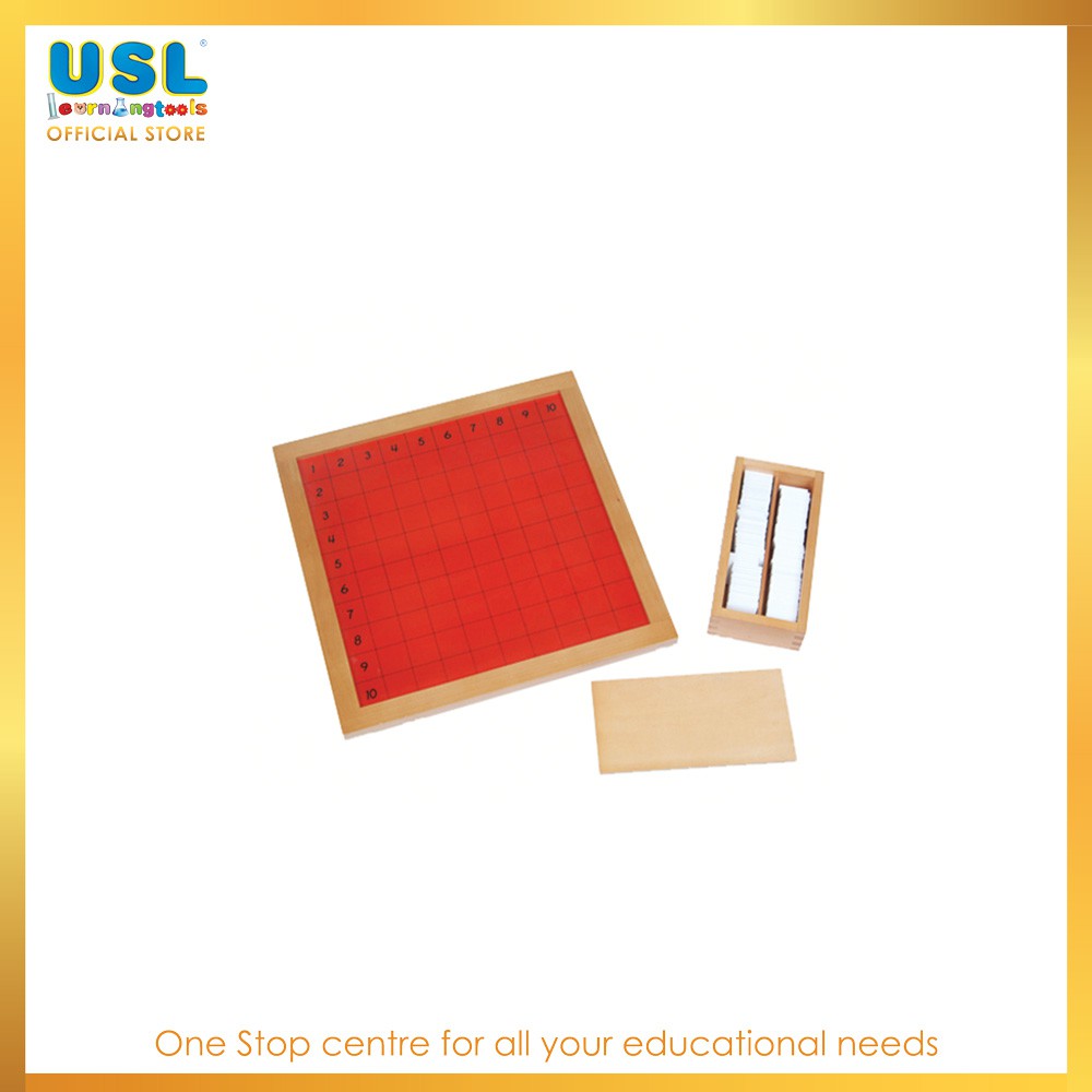 Pythagoras Board (with Tiles in Wooden Box) - Early Learning | Shopee ...