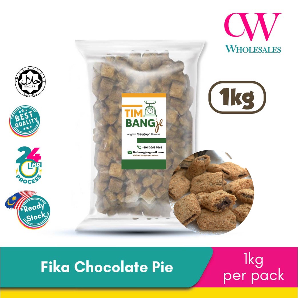 Bika Fika Chocolate Pie snack FIKA Pai Coklat snek 1kg | Shopee Malaysia