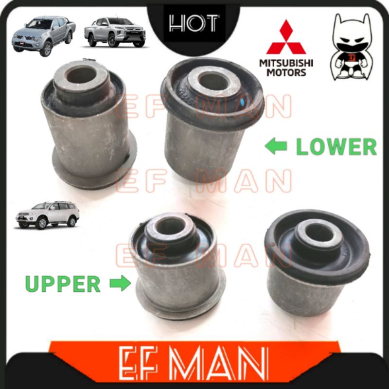 MITSUBISHI TRITON PAJERO SPORT UPPER & LOWER ARM BUSH 2005-2022 2.4 2.5 ...