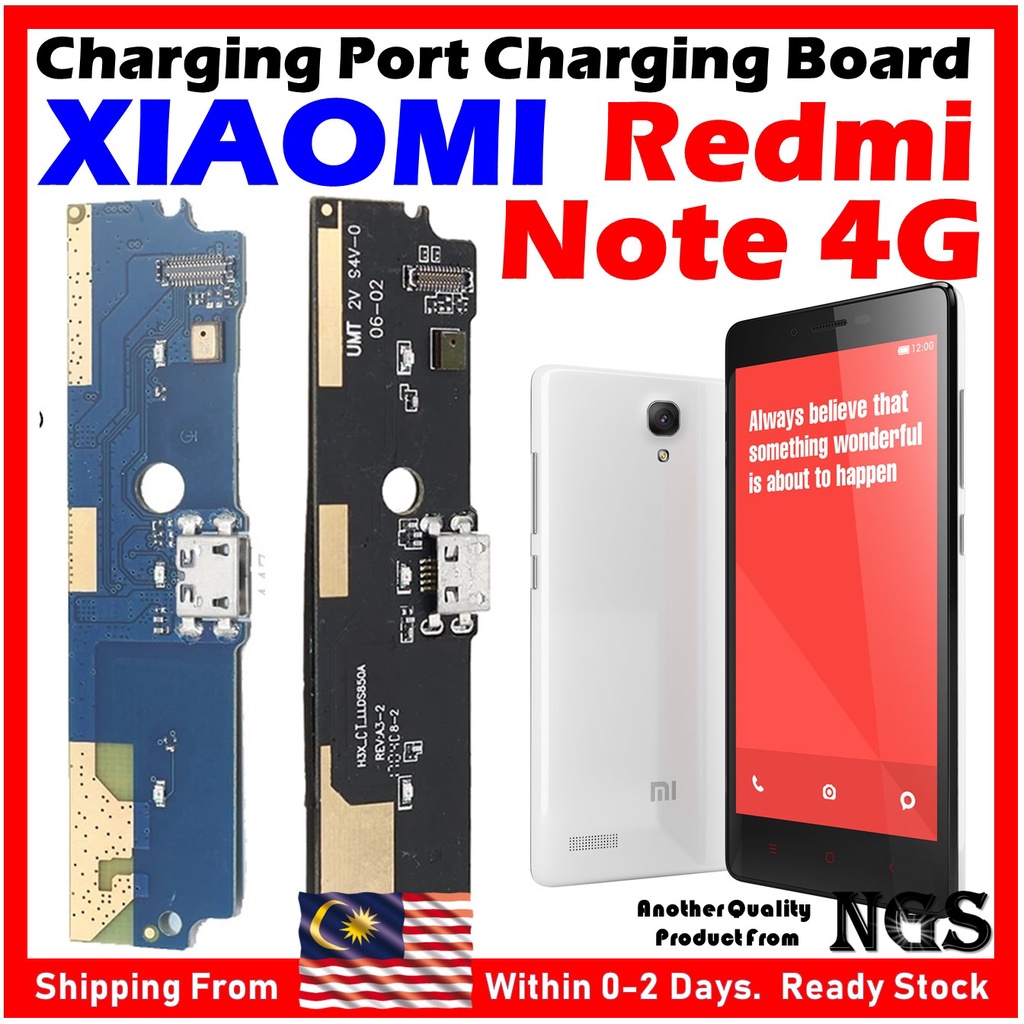 ORIGINAL Charging Port Charging Board For XIAOMI Redmi Note 4G LTE ...