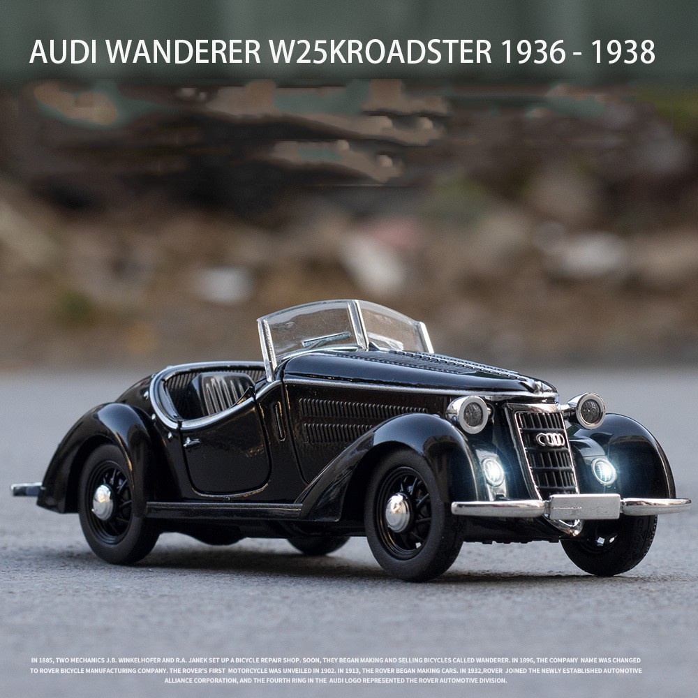 1:32 Scale Diecast Classic Vintage Car Model Toys Audi Wanderer W25K ...