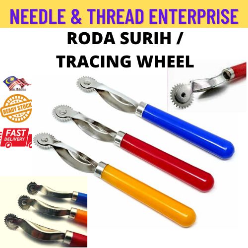 Roda surih / Good quality Tracing wheel plastic handle READY STOCK ...