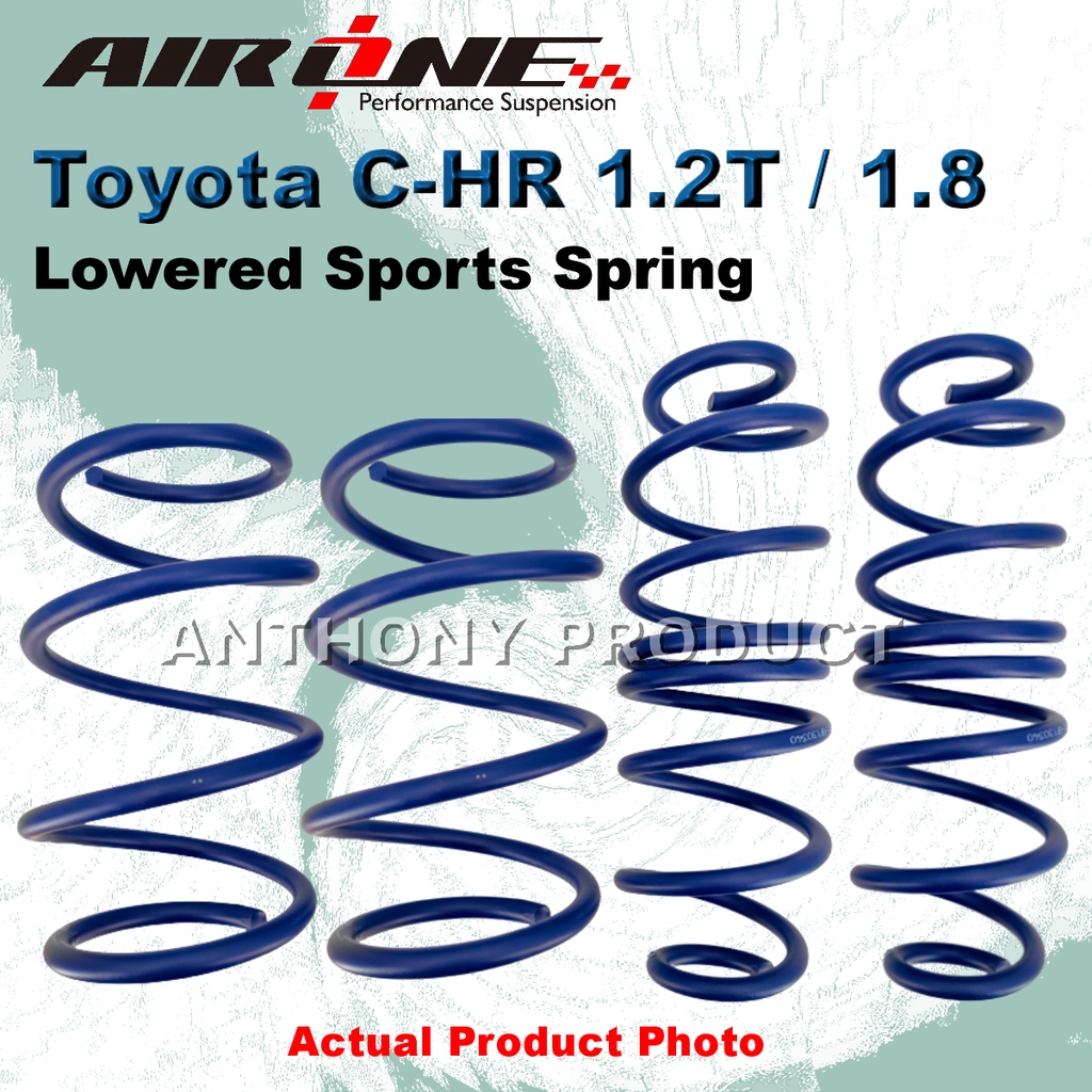 AIRONE Toyota C-HR CHR 2WD 2017 - 2020 Lowered Height Sport Spring ...