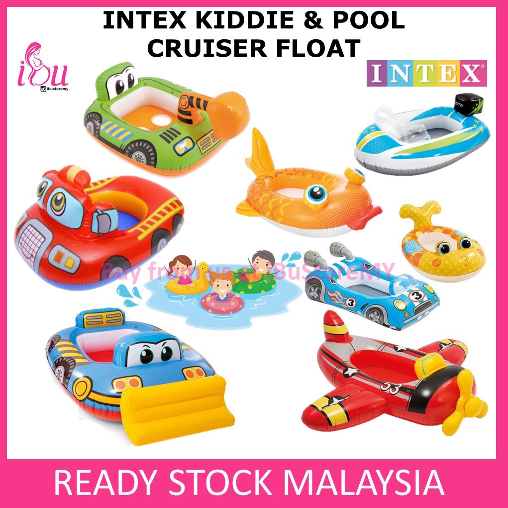 Intex 59586 59380 Swimming Float Boat Float Tractor Fire Truck Kids ...