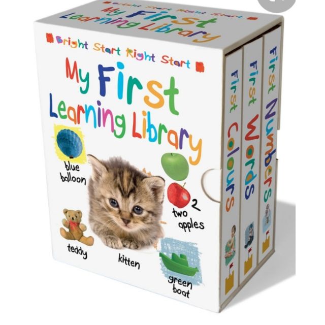 My First Learning Library set of 3 | Shopee Malaysia