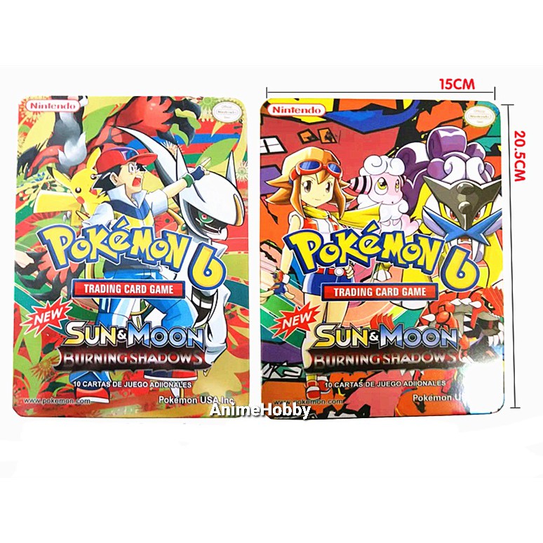POKEMON TRADING CARD GAME SUN&MOON KIDS PLAYING CARD COLLECTION BOX/4 ...
