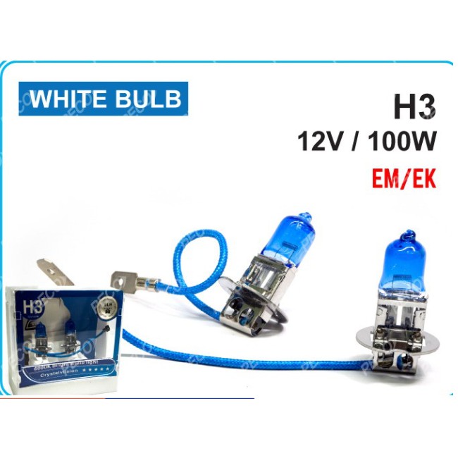 SLH H3 12V 100W SUPER WHITE BULB | Shopee Malaysia