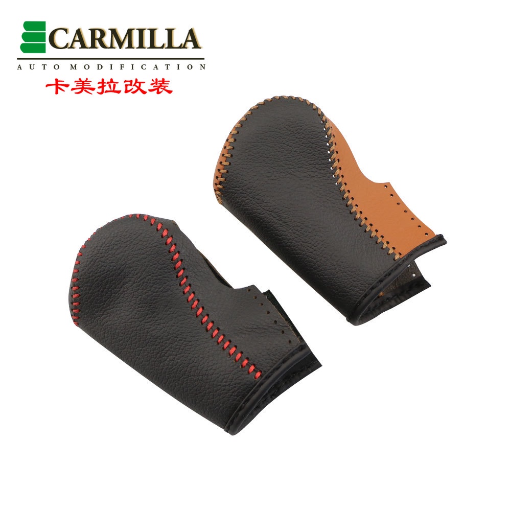 Genuine Leather Car Gear Head Shift Knob Cover for Jeep Compass 2017 ...