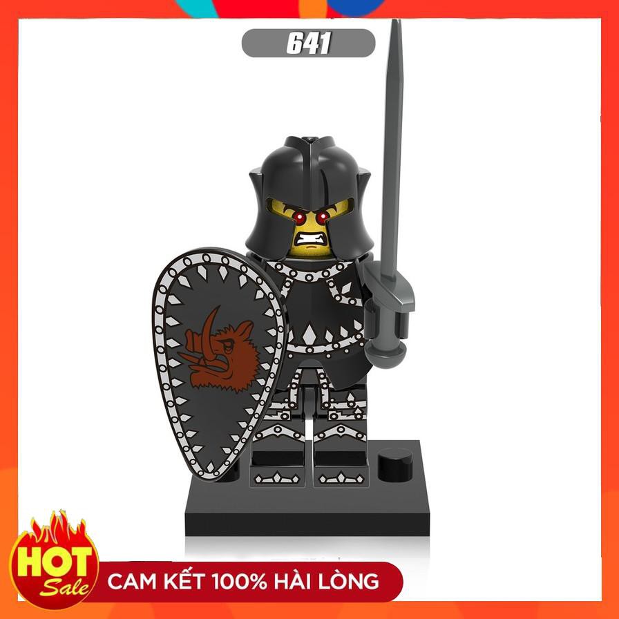 Evil Knight X641 Dark Knight Minifigures Toy - Medieval Soldier ...