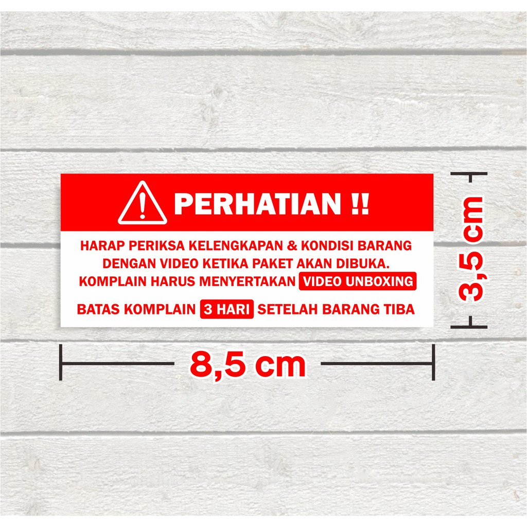 Unboxing Video Attention Sticker Shipping Label Commemorative Sticker 8 ...