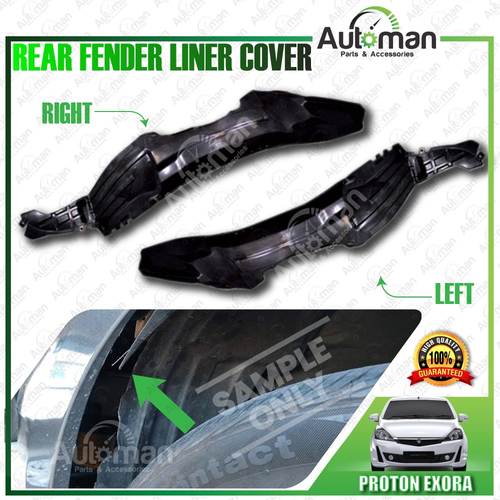 Fender Liner Perodua Exora Rear Under Suspension Wheels Cover Daun ...
