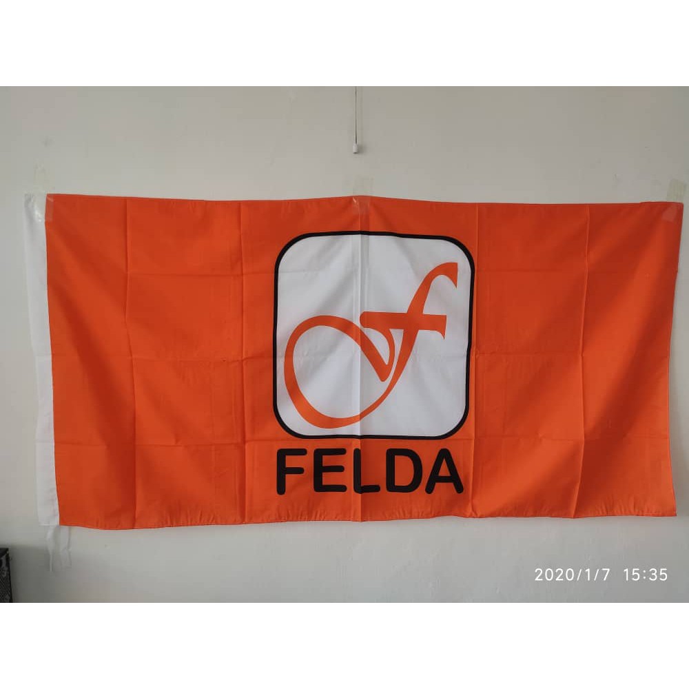 (Polymesh) Bendera Felda Flag 2side printing *READY STOCK* | Shopee ...
