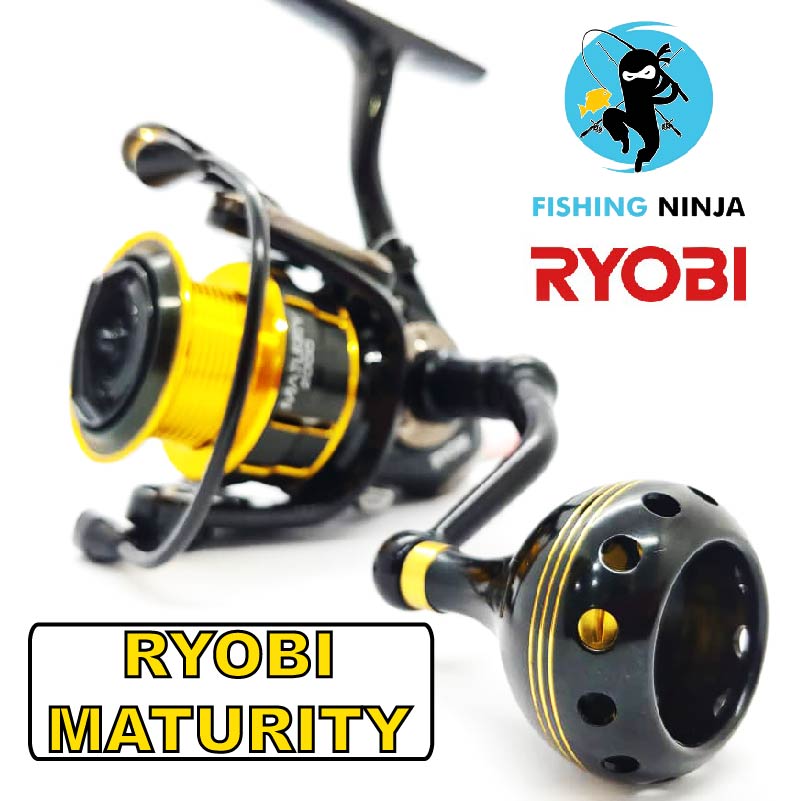 NINJA RYOBI MATURITY 2000 / 3000 FISHING REEL MESIN SPINNING QUALITY ...