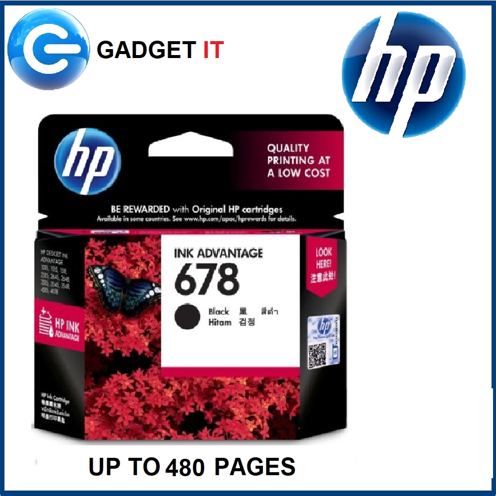 HP 678 BLACK / TRI-COLOR ORIGINAL INK ADVANTAGE CATRIDGE | Shopee Malaysia