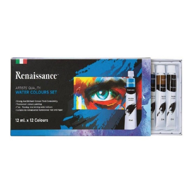 RENAISSANCE ACRYLIC COLOURS PASTEL SET / ARCYLIC COLOURS SET / WATER ...