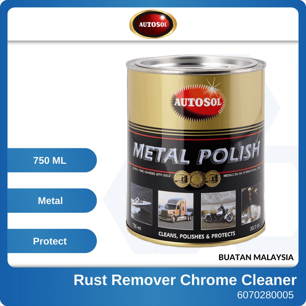 AUTOSOL Metal Polish 750ml Rust Remover Chrome Cleaner | Shopee Malaysia