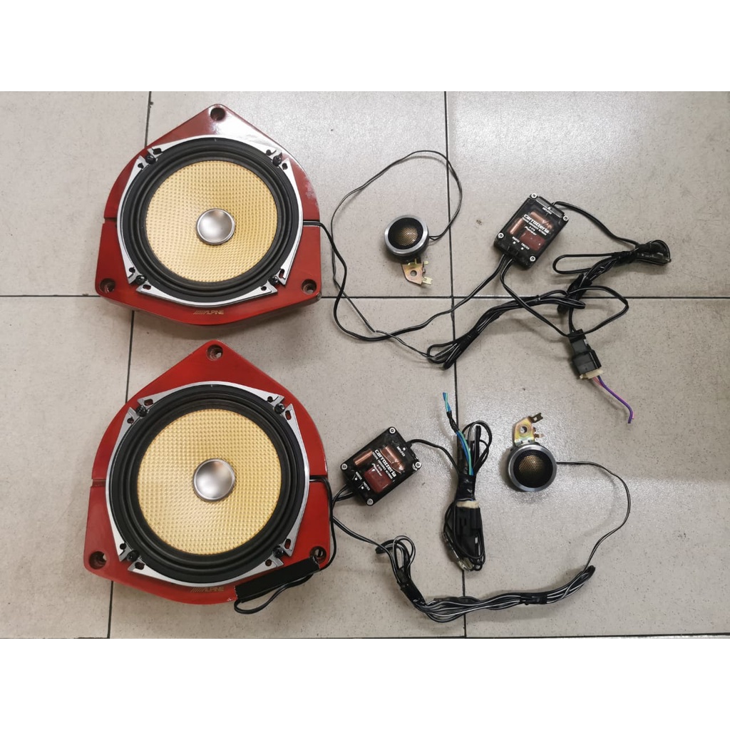 Speaker Component Set With Crossover & Tweeter Pioneer Carrozzeria TS ...