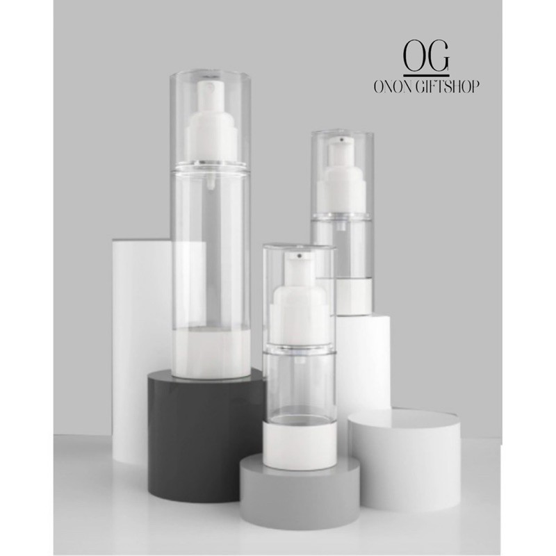 30ml Plastic Airless Vacuum Pump Bottle/Reusable Toiletries Emulsion ...