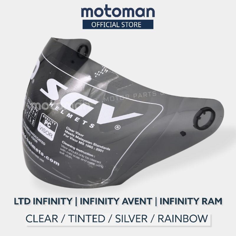 LTD Infinity Visor Infinity Avent Infinity Ram Helmet Visor Tinted ...