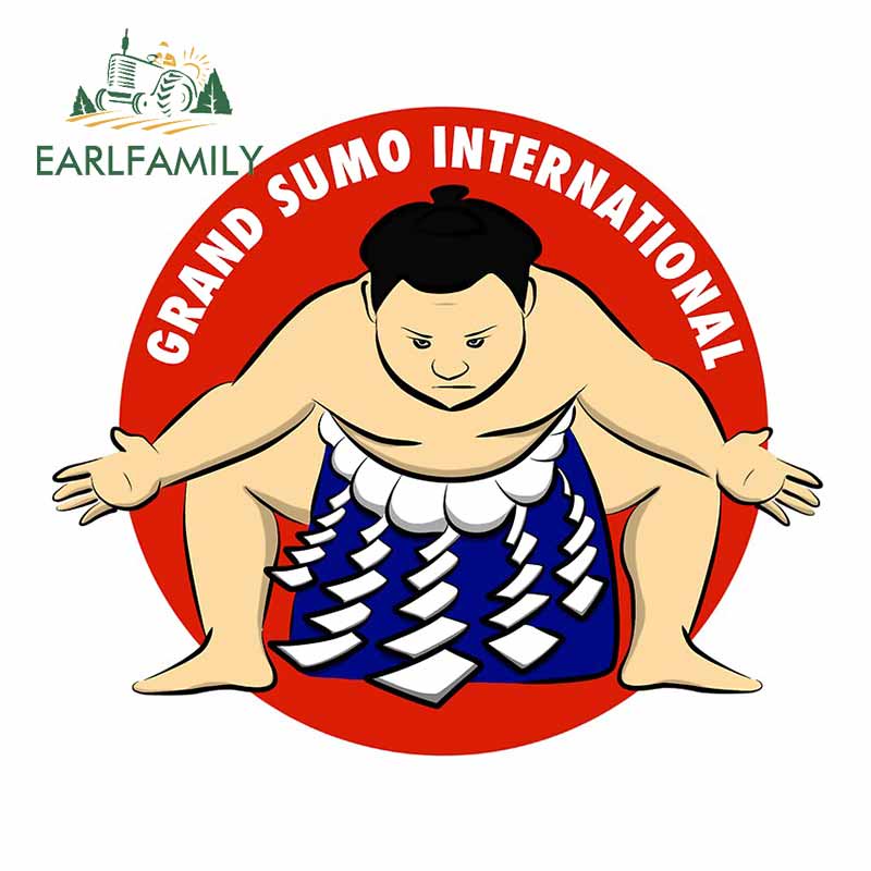 EARLFAMILY 13cm For Sumo Wrestler Fine Decal Anime Car Stickers Vinyl ...