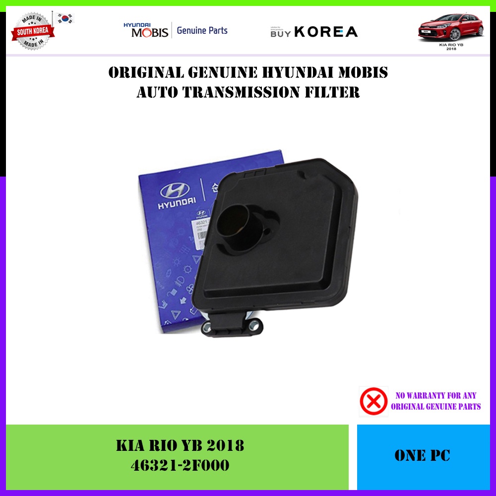 Kia Rio YB 7/27 Genuine Hyundai Mobis Auto Transmission Filter (46321 ...
