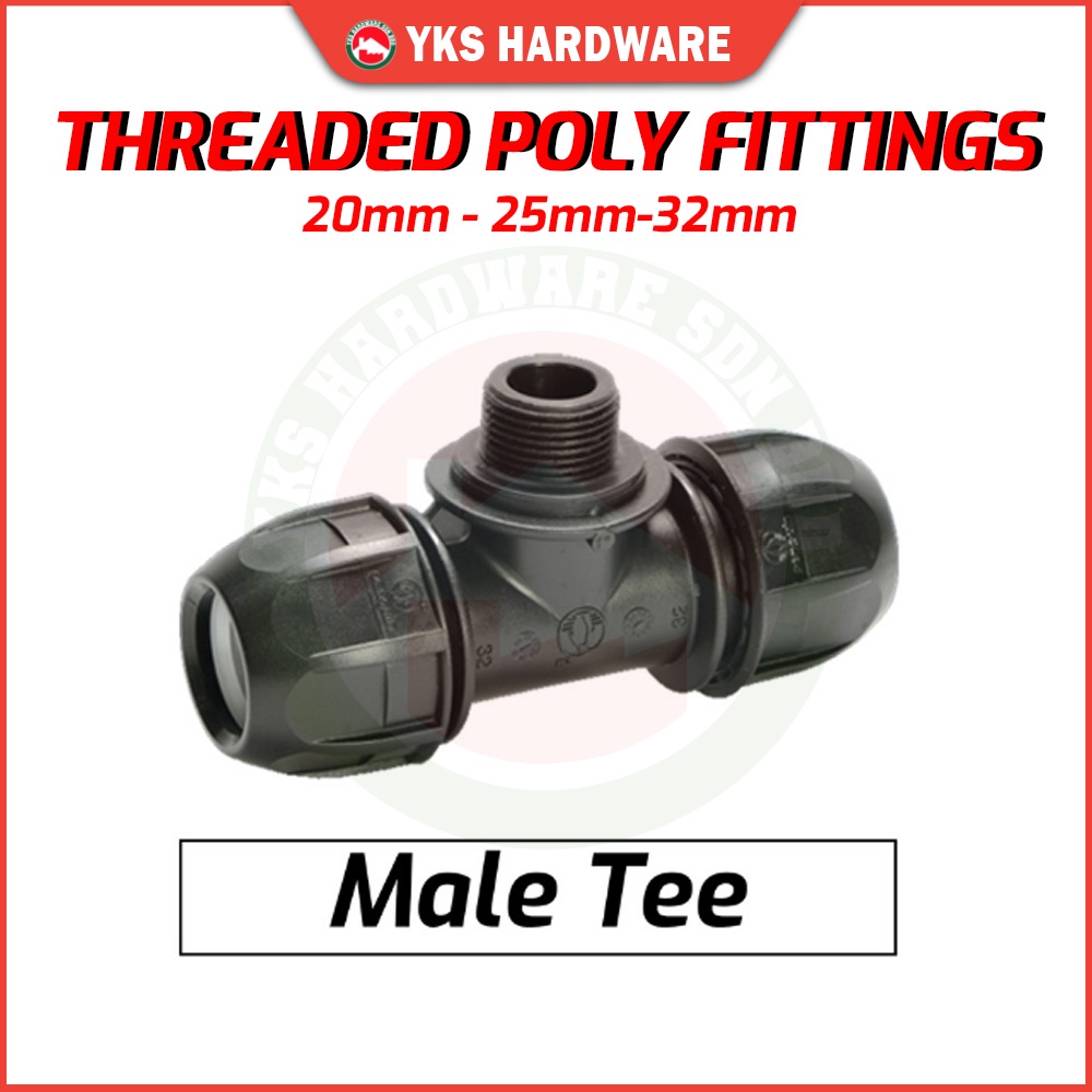 Threaded Poly Fittings - Threaded Poly Connecter - 20mm / 25mm / 32mm ...