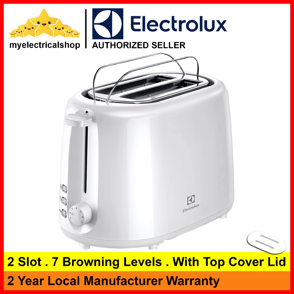 Electrolux ETS1303W Bread Toaster ( 2 Slots ) Bun Warmer ( Comes With ...