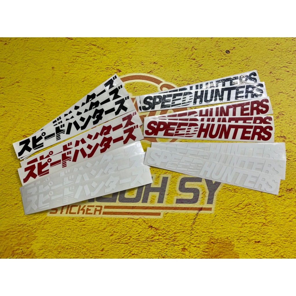 Sticker Speedhunters & Speedhunters Japan 【HIGH QUALITY】 | Shopee Malaysia