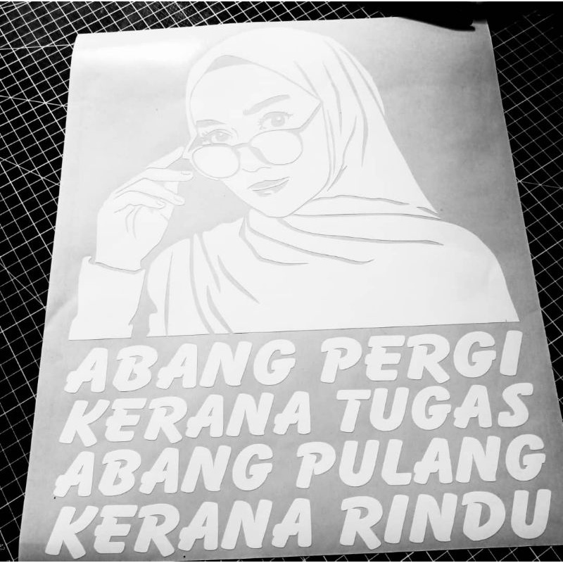 Sticker Lori. Sticker Abang Pergi Kerana Tugas, Abang Pulang Kerana ...