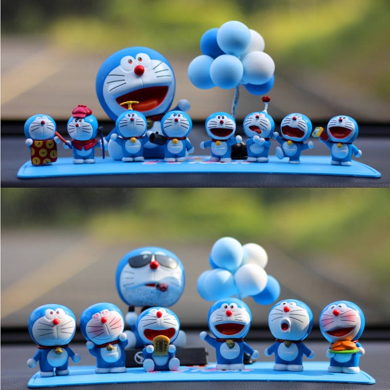 Doraemon Car Decoration Cartoon Trending Creative Car Interior ...