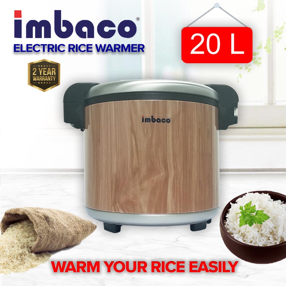 Imbaco Commercial Electric Rice Warmer 20 Liter (Hot Selling) + 2 YEAR ...