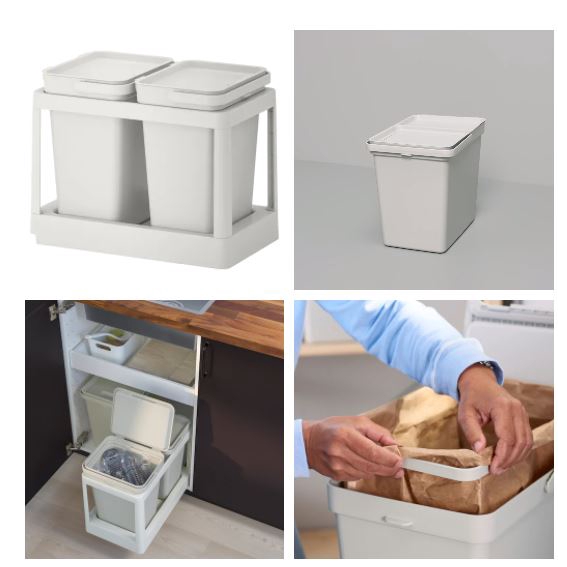 HALLBAR Waste sorting solution / Waste Bin / Dust Bin With Pull Out ...