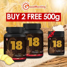 Good Morning V18 Grains 18姑娘 1kg X 2 Tins 【FREE 1Tin 500g V18 Grains ...